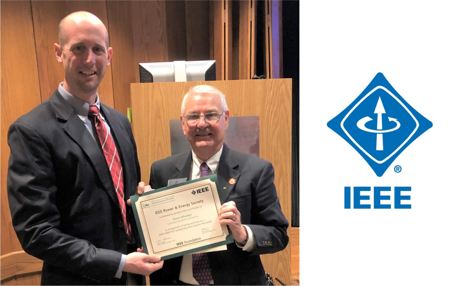 Steve Whatley wins IEEE Scholarship - Fisher ArnoldFisher Arnold